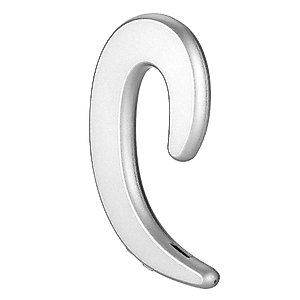 Ciglow Bluetooth Headphone, Hands Ear Hook Headset Painless Earphone Ergonomic Design Headset(Silver)
