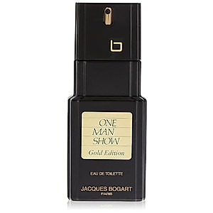 Jacques Bogart One Man Show Eau De Toilette Spray (Gold Edition) for Men, 3.33 Ounce