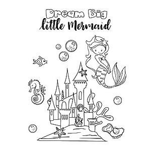 Mermaid Naia Primary Story Journal Composition Book: Grade Level K-2 Draw and Write, Dotted Midline Creative Picture Notebook Early Childhood to Kindergarten (Fantasy Ocean Watercolor Series)