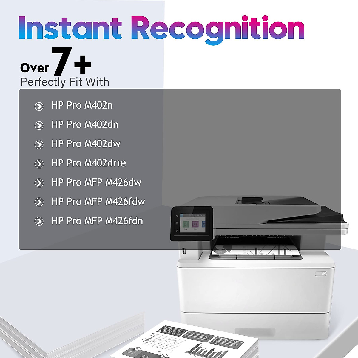 ONLYU Compatible Toner Cartridge Replacement for HP 26X CF226X HP 26A CF226A 26A 26X Pro M402n M402dn M402dne M402dw Pro MFP M426fdw M426fdn M426dw (2-Pack, Black)