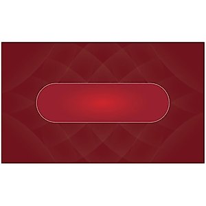 Brybelly Sublimation Poker Table Felt for Casino Quality Tables (Red)