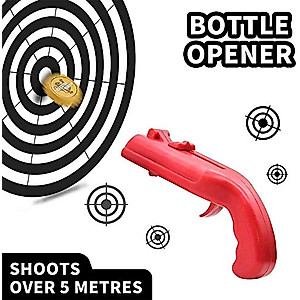 Cap Gun Beer Bottle Opener, Bottle Openers party favors [ 3 in 1 Pack] Gamer bottle opener for BBQ, Party, Bar, Drinking Bottle Opener with family, friends and drinking buddies