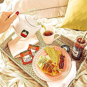 Ahmad Tea Black Tea, English Breakfast Teabags individually wrapped in foil, 100 ct - Caffeinated & Sugar-Free