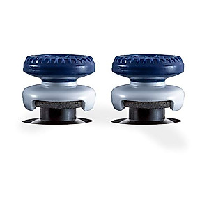 KontrolFreek Call of Duty: Warzone Performance Thumbsticks for Playstation 4 (PS4) and Playstation 5 (PS5) | 2 High-Rise, Hybrid| Blue/Gray