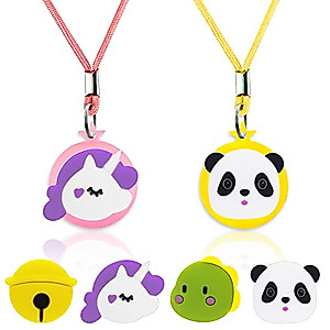 Necklace for AirTag Kids, Air Tag Hidden Adjustable Length Kid Holder for Apple Airtags Case Tags Cover Skin-Friendly Cute Accessories