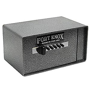 Fort Knox (FTK-AUTO) Security Pistol Box for pistols, handgun, California DOJ Certified, Quick-Access Mechanical Lock, Heavy-Duty Steel
