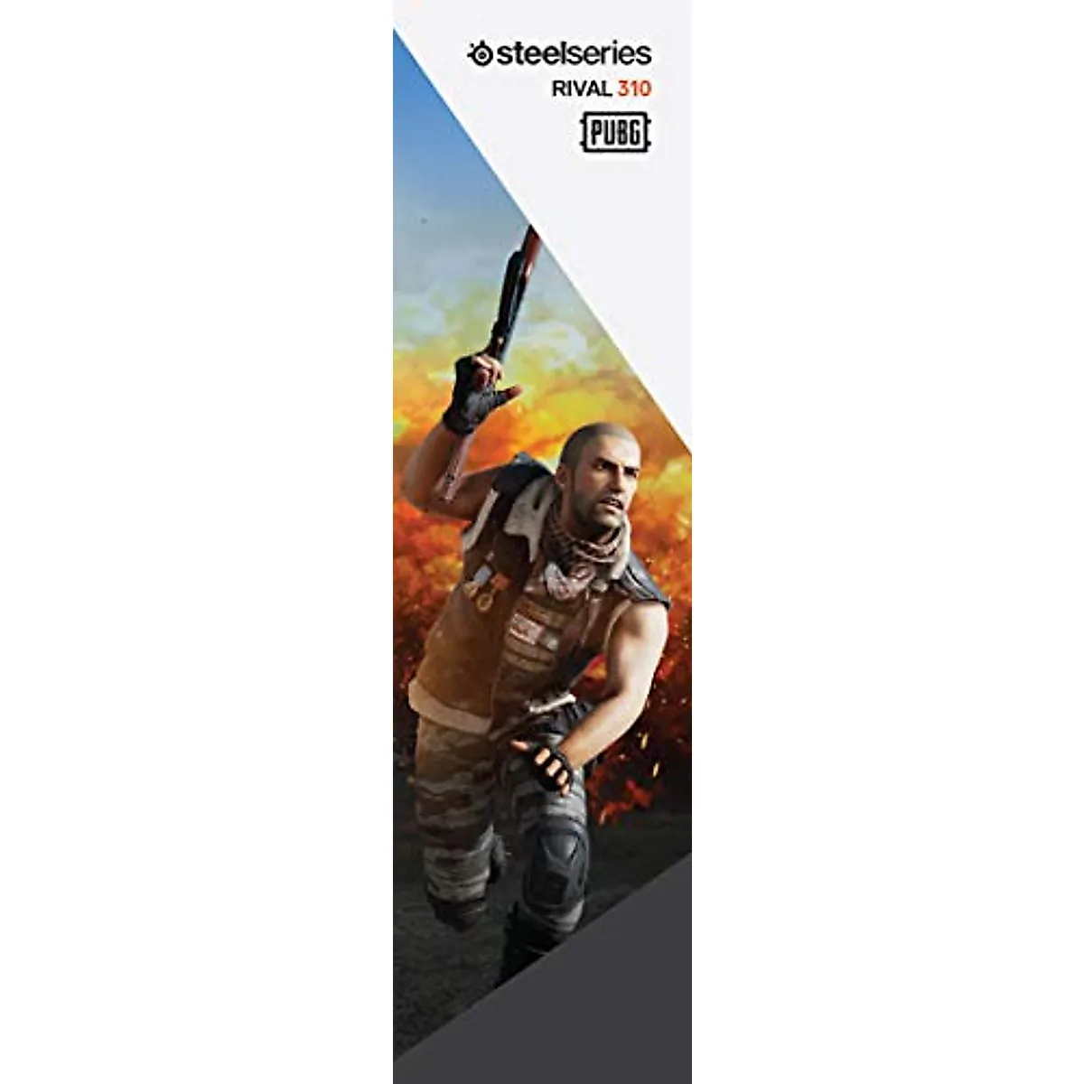 SteelSeries Rival 310 - Optical Gaming Mouse - RGB Illumination - 6 Buttons, Rubber Sides - On-Board Memory - PUBG