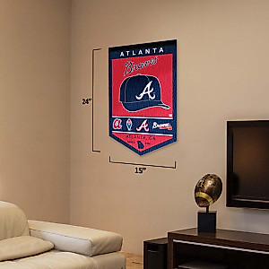 WinCraft Atlanta Braves Heritage History Banner Pennant