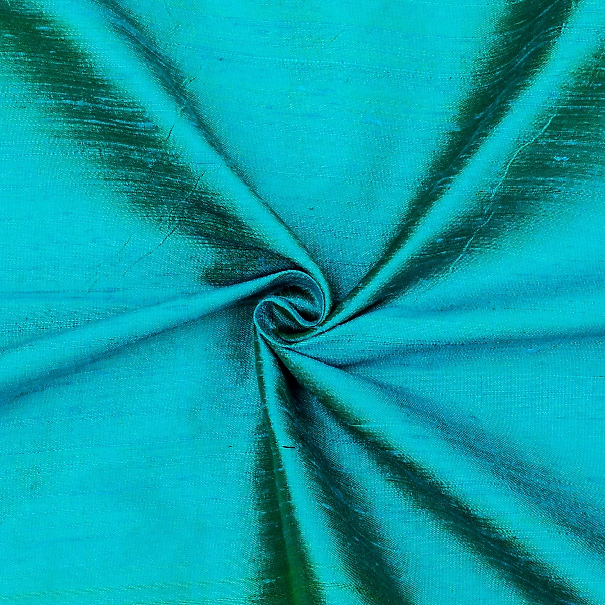 Fabric Mart Direct Silk Fabric, Turquoise Green Silk Fabric, Fabric 100 Silk Indian Silk Fabrics by The Yard, 1 Yard Silk Fabric by Yard, 41 inch Width 100% Pure Silk Fabric by Yard Curtain
