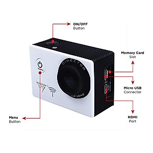 GoVision Active on Director 4K Action Camera | WiFi Full HD | 16MP Photos| Waterproof Camera for Vlogging | 4K Video Recording | Travel Blogging | Video Camera for YouTube