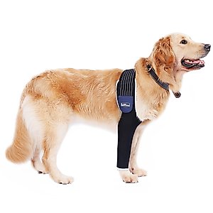 LufeLux Dog Leg Sleeve, Dog Compression Sleeve, Dog Cone Alternative, Keep Dog from Licking Wound with Strechy Adjustable Elastic Band, for Hot Spots, Wounds, Bandages