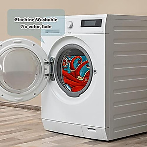 Octopus Close Up, Indoor Door Mat Durable Front Door Mats Entryway Rug Non-Slip Absorbent Area Rugs Resist Dirt Rugs for Room Decor, 24"x16"