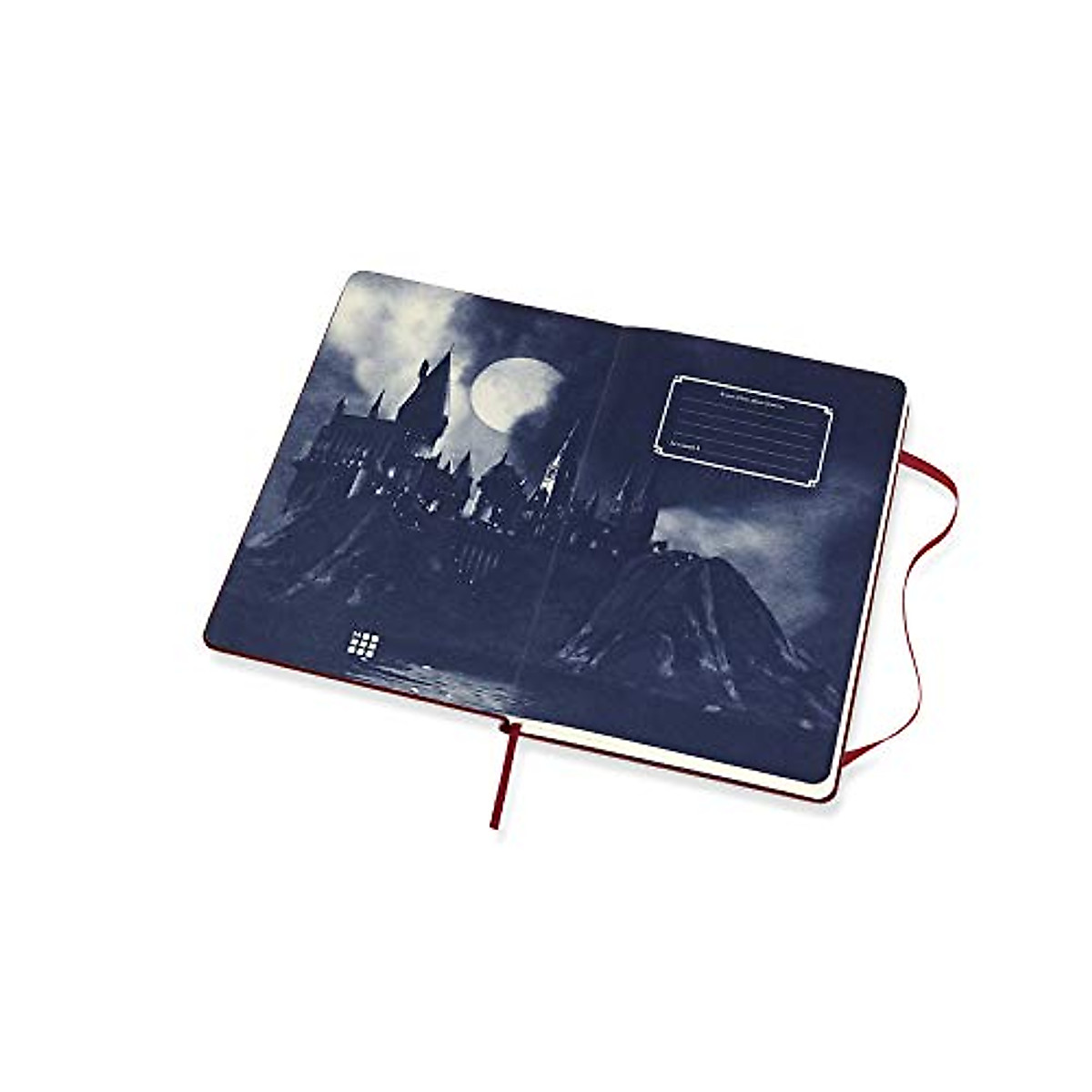 Moleskine Limited Edition Harry Potter Notebook, Hard Cover, Large (5" x 8.25") Ruled/Lined, Bordeaux Red, 240 Pages