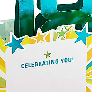 Hallmark Paper Wonder 80th Birthday Pop Up Card (Celebrating You)