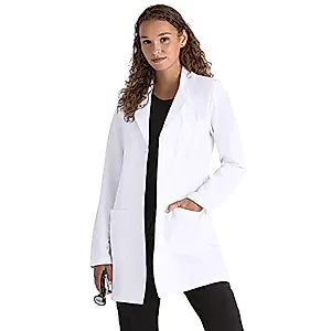 Barco Grey's Anatomy Signature Women's 32" Three Pocket Lab Coat White S