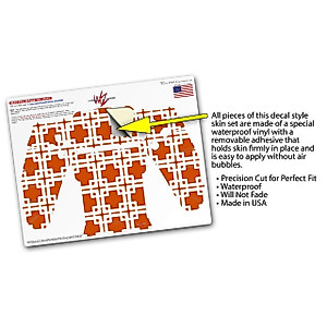 WraptorSkinz Skin Wrap Compatible with Sony PS5 DualSense Controller Boxed Burnt Orange (Controller NOT Included)