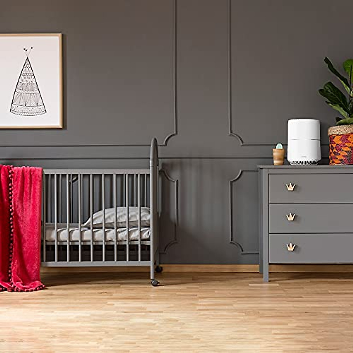 Profile Air Purifier | Removes Allergens, Odors & Other Impurities | Complete With Air Quality Sensor for Auto Fan Adjustment & Child Lock | Low Volume | Perfect for Small Rooms | White