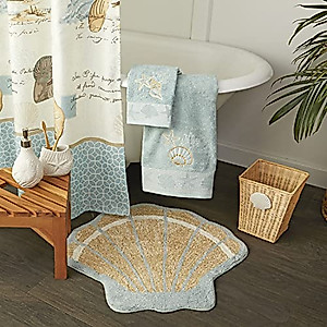 SKL Home Coastal Collage, Champagne-Wastebasket