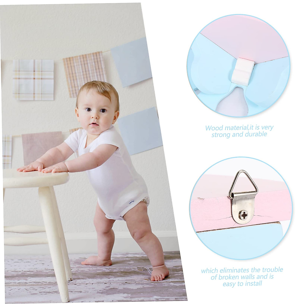 CORHAD 1pc Bow Tie Rack Office Decor Wall Shelf Bowknot Bedroom Shelf Floating Shelves Nursery Decor Office Shelving Kids Bookshelf Semi Wooden Small Bookshelf Child