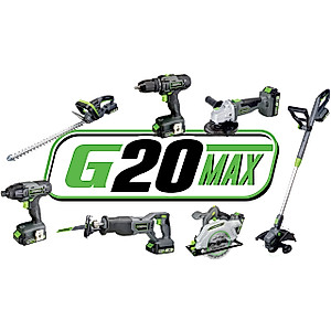 Genesis G20MAX 20V Cordless Drill with Battery and Charger 2-Speed 3/8" Keyless Chuck, 300 in-lb Torque, 23+1 Clutch Settings, 2 Year Warranty