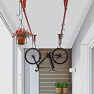 DINGEE 12 inch 8 Pack Extra Large S Hooks Heavy Duty Long S Hooks for Hanging Plant,S Hooks for Tree Branch,Bird Feeder,Pots and Pans Closet Garden Pergola Indoor Outdoor X-Large Hooks