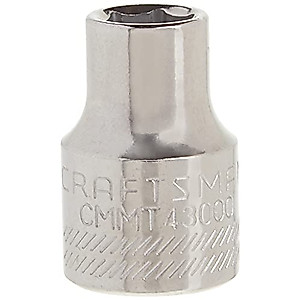 CRAFTSMAN Shallow Socket, SAE, 3/8-Inch Drive, 5/16-Inch, 6-Point (CMMT43000)