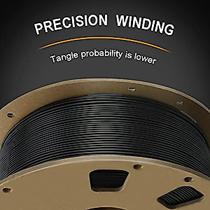 OVERTURE Easy PLA丨 1.75mm 3D Printer Filament, 5kg Cardboard Spool (11lbs), Dimensional Accuracy +/- 0.03mm, Fit Most FDM Printer (Black&White&Red&Rock White&Space Gray)