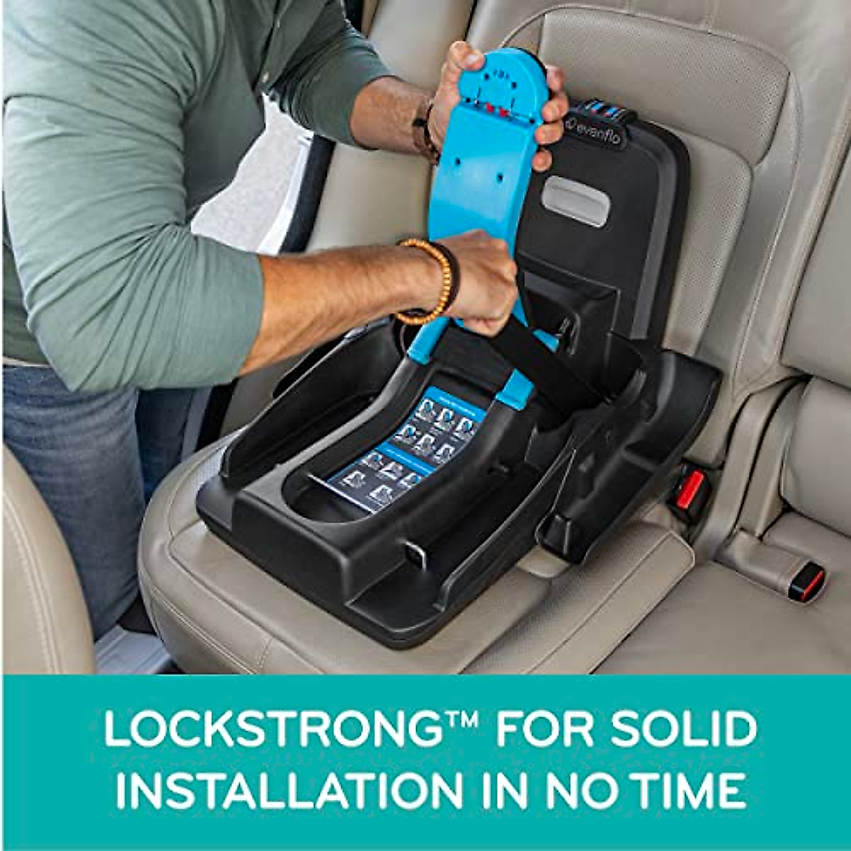 Evenflo Shyft DualRide Infant Car Seat and Stroller Combo with Carryall Storage (Boone Gray)