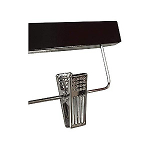 NAHANCO 2214RCCH10 14” Wooden Skirt Slack Hangers with Chrome Hardware Black (Pack of 10)