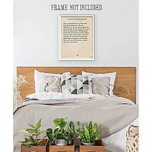 F. Scott Fitzgerald - She was Beautiful - Inspirational Home and Room Decorations, Woman Love Quotes Decor, Gift for Wedding and Book Lovers, Choose Unframed Classic Book Page Poster or Canvas