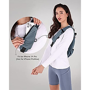 ODODOS Crossbody Sling Bag with Adjustable Straps Small Backpack Lightweight Daypack for Casual Hiking Outdoor Travel, Deep Blue