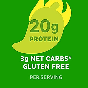 Quest Nutrition Chili Lime Tortilla Style Protein Chips, 20g Protein, 3g Net Carbs, Low Carb, Gluten Free, 1.1 oz (Pack of 12)