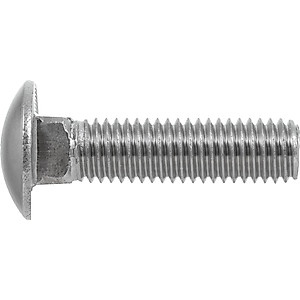 Hillman, 1/4 x 3-Inch, 832526 Stainless Steel Carriage Bolt, 25-Pack, Color