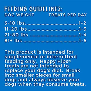 Happy Hips & Joint, Grilled Strips, Grain Free Dog Treats, Glucosamine & Chondroitin, Chicken 12Oz