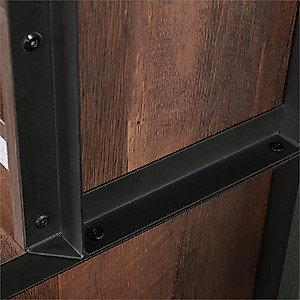 Sauder Briarbrook Engineered Wood and Metal Utility Hutch in Barrel Oak