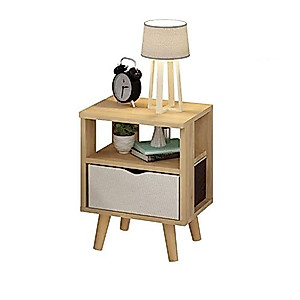 SJYDQ Simple Bedside Table Cabinet Bedroom Locker, Economical Nordic Mini Bedroom Bedside Table Locker