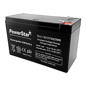 PowerStar Replacement Battery for Battery, 12V 7Ah Compatible with SEC1075
