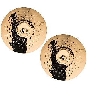Meinl 14" Medium Hihat (Hi Hat) Cymbal Pair - Classics Custom Brilliant - Made in Germany, 2-YEAR WARRANTY (CC14MH-B)