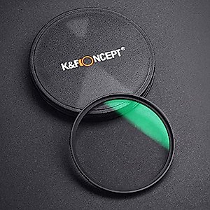 77mm Black Diffusion 1/4 & 1/8 Filter Kit (2 Pcs) Dream Cinematic Effect Filters Both with 28 Multi-Layer Coatings Hydrophobic/Scratch Resistant for Camera Lens