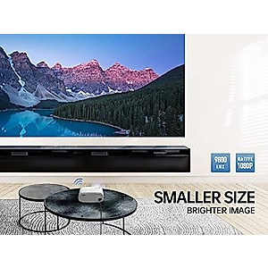 VIMGO 5G WiFi Projector, 9700LUX Native 1080P Projector, 220” Display Video Projector w Tripod, Portable Outdoor Projector for TV Stick, Video Games,HDMI/USB/AV/PS5, iOS Android Smartphone Synchronize