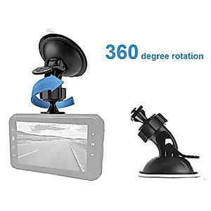 Hundyer Come with 14PCS Bracket Suit Most Other Dash Cameras and Cam/GPS Compatible with APEMAN Rexing YI 2.7 Peztio Roav VaVa KDLINKS X1