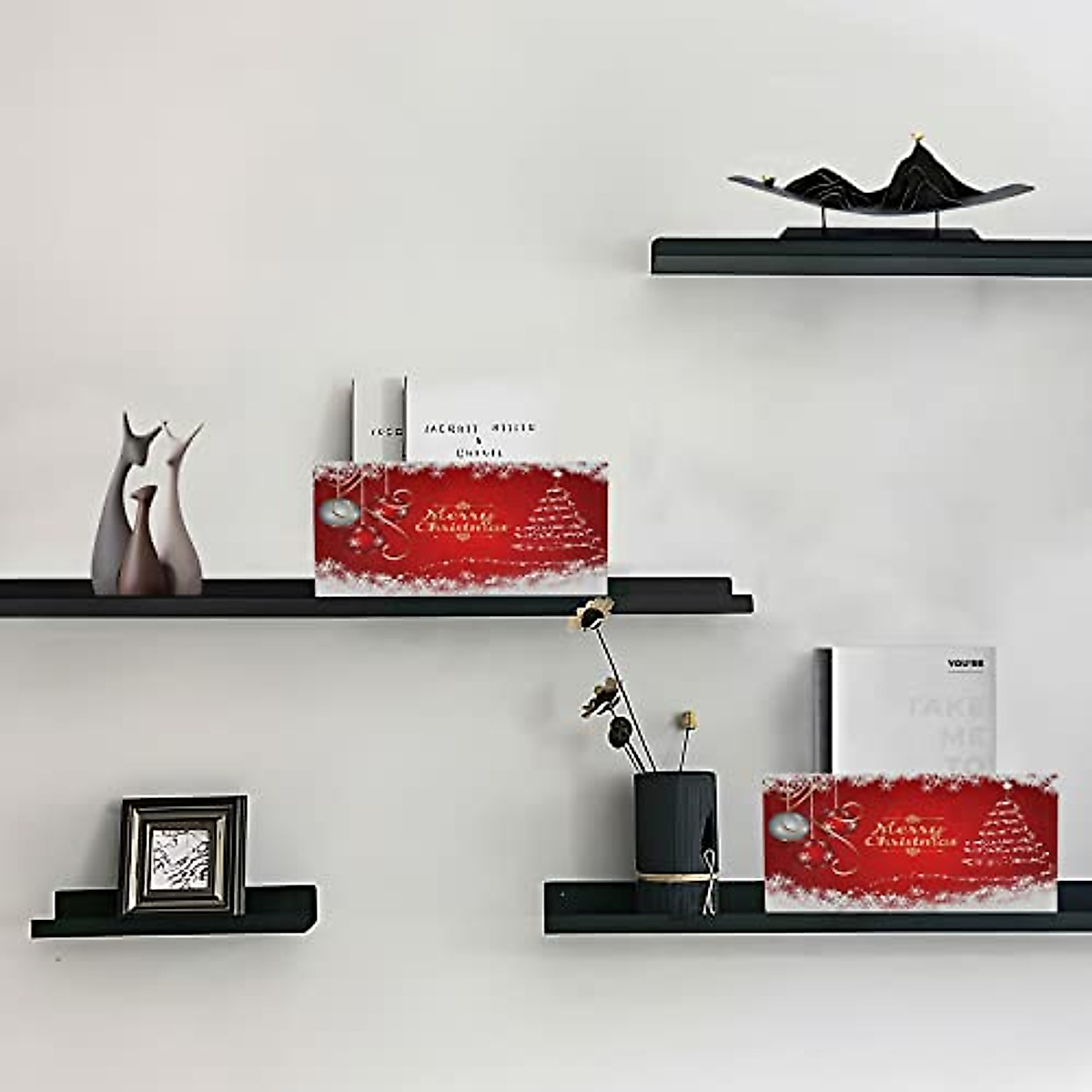 Snowflake Ball Christmas Winter Storage Baskets Storage Bins Baskets Boxes for Shelves Collapsible Storage Organizer for Bedroom Living Room Office Home Clothes Toys 2 Pack