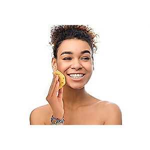 Natural Sea Silk Sponges 12pk: Size 9pc x1.5"-2.5" 3pc x 2.5"-3", like Cotton Balls, for Cosmetic Use, Makeup Application & Removal, Face & Eye Cleaning, with Luxury Gift Bag by Constantia Beauty®