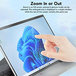 Heayzoki 2 in 1 Convertible Laptop, 14 Inch HD Touchscreen, N5105 Quad Core Processor Up to 2.9GHz, 16GB DDR4, 2.4G/5G WiFi, BT 4.2, Fingerprint Reader, RGB Backlit (16GB+1TB US Plug)