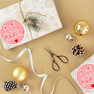 Don’t Worry She Won This Stickers Small Shop Stickers 1.5 Inch Thank You Customer Appreciation Circle Sticker Labels 500 Pcs Thank You Stickers for Small Businesses Packaging Sticker,Handmade Stickers