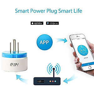 NEO Z-Wave Plus Smart Mini Plug Zwave Socket Zwave Outlet Home Automation, Work with Wink, SmartThings & more, Summer Green … (Blue 1PK)