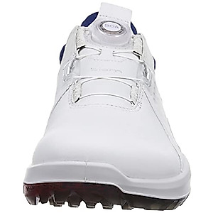 ECCO Men's Biom Hybrid 4 BOA Gore-TEX Waterproof Golf Shoe, White, 13-13.5