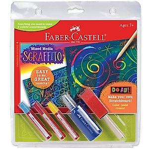 Faber-Castell Do Art Sgraffito - DIY Scratch Art Kit for Kids