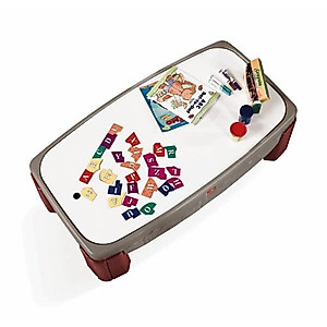 Step2 Deluxe Canyon Road Train & Track Table, Silver, 47.00 x 47.00 x 16.00 Inches (754700)