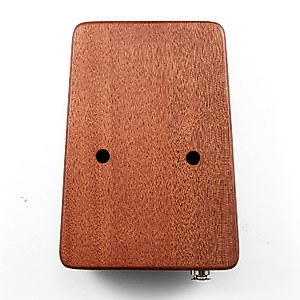 WEETOTUNG Kalimba Thumb Piano 17keys and Stress Relief, Contained 6.35mm Aux Cable Connection with Speaker EQ Pick up and the tool set for tuning